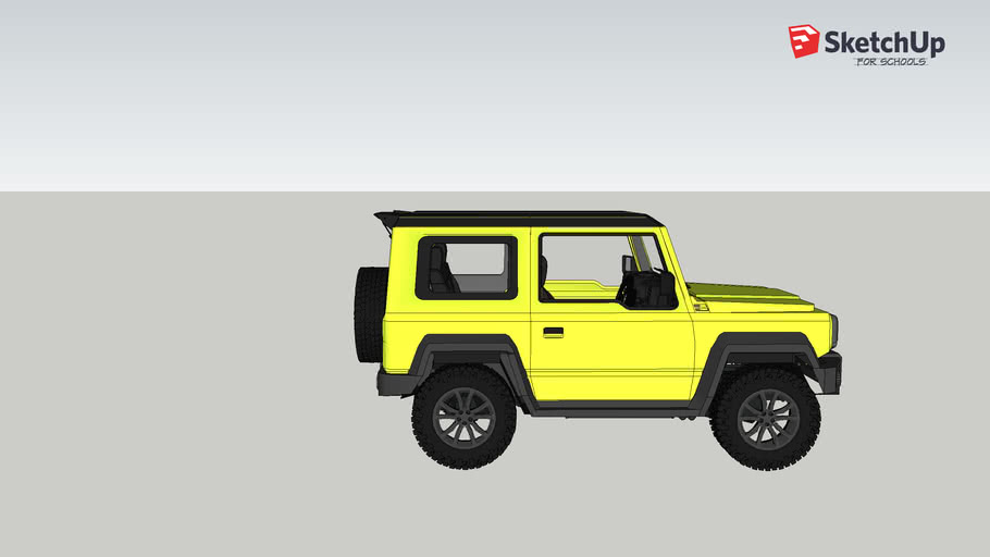suzuki jimny with rear edge spoiler | 3D Warehouse