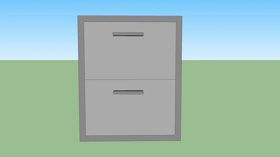 PCM 16 inch double access drawer | 3D Warehouse