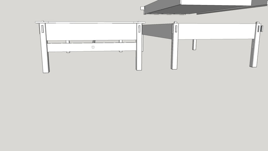 Basic Gaming Coffee Table - 3' x 6' - Mark I | 3D Warehouse