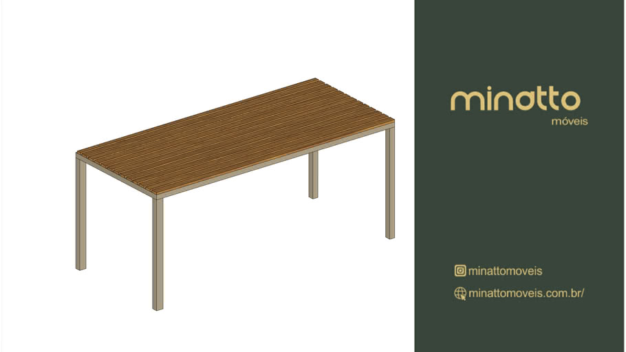 Mesa Retangular Olimpea | 3D Warehouse