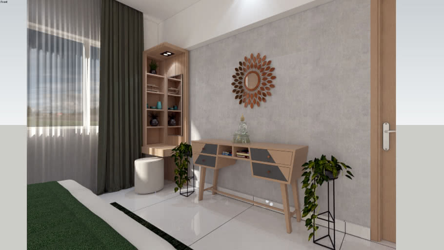 modern console table - vray ready | 3D Warehouse