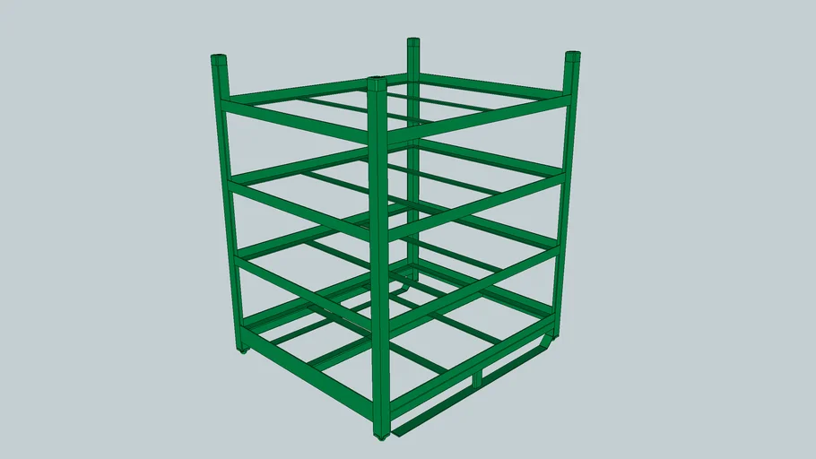 stillage shelves ver 7 | 3D Warehouse