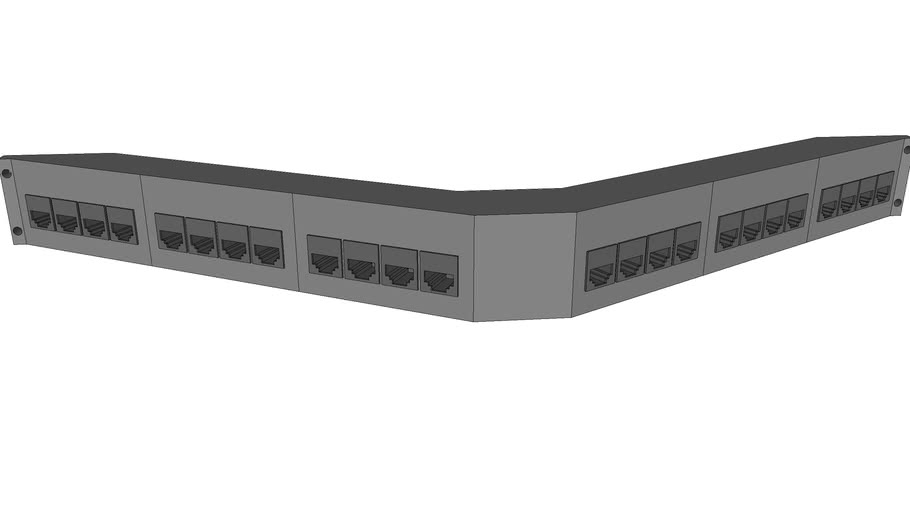 Panduit Patch Panel - RJ45 | 3D Warehouse