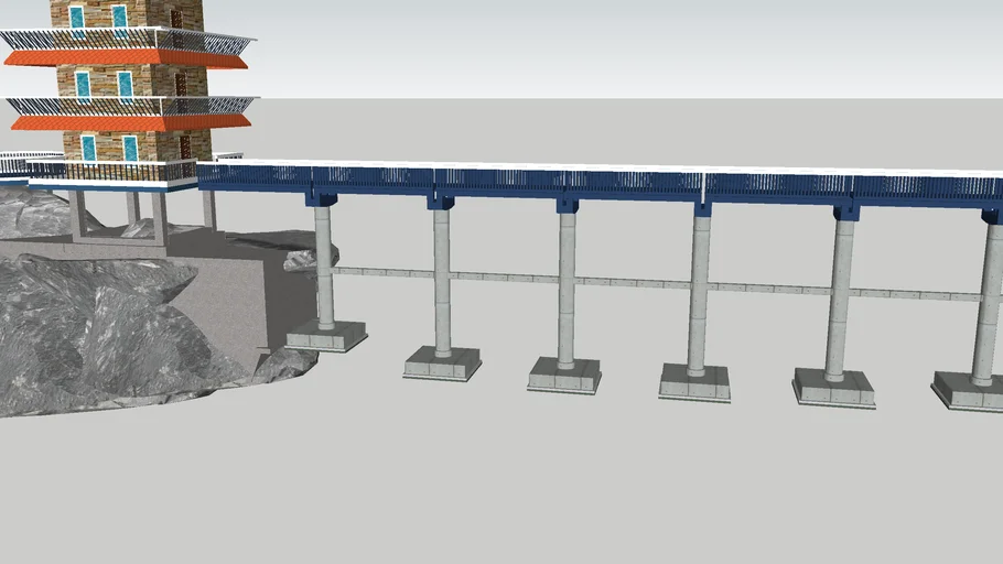 Foot bridge | 3D Warehouse