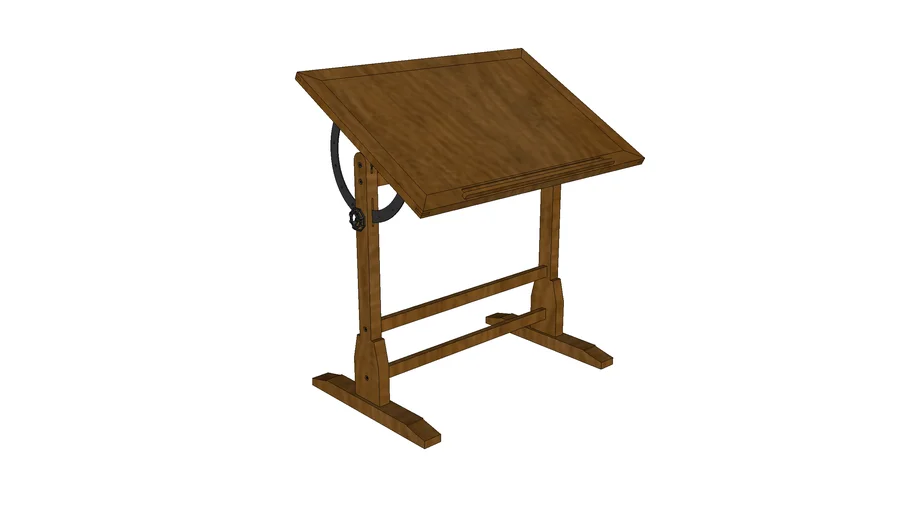 13304 Vintage Drafting Table | 3D Warehouse
