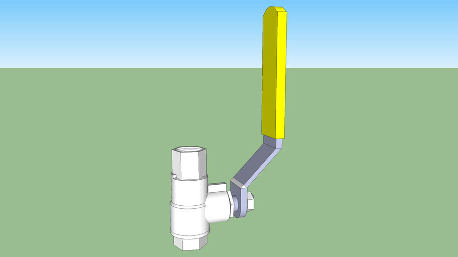1/2 Ball valve FNPT | 3D Warehouse