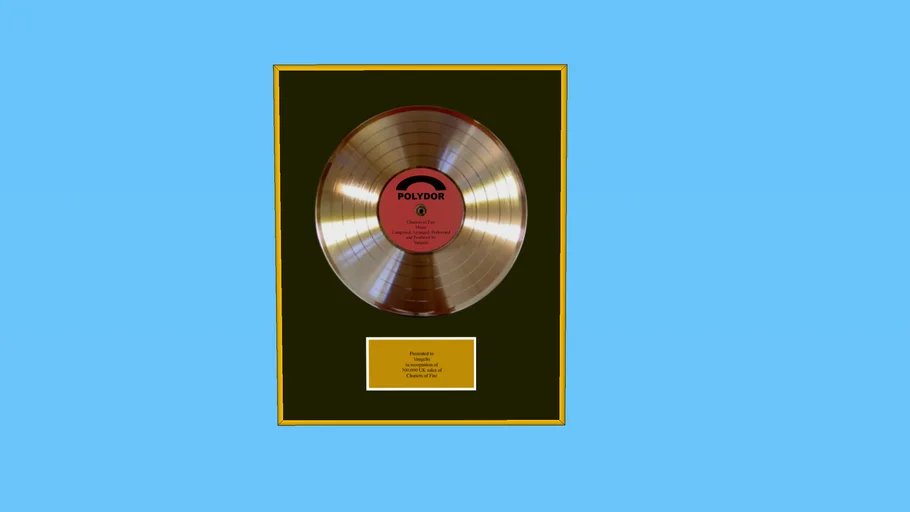 Gold disc | 3D Warehouse