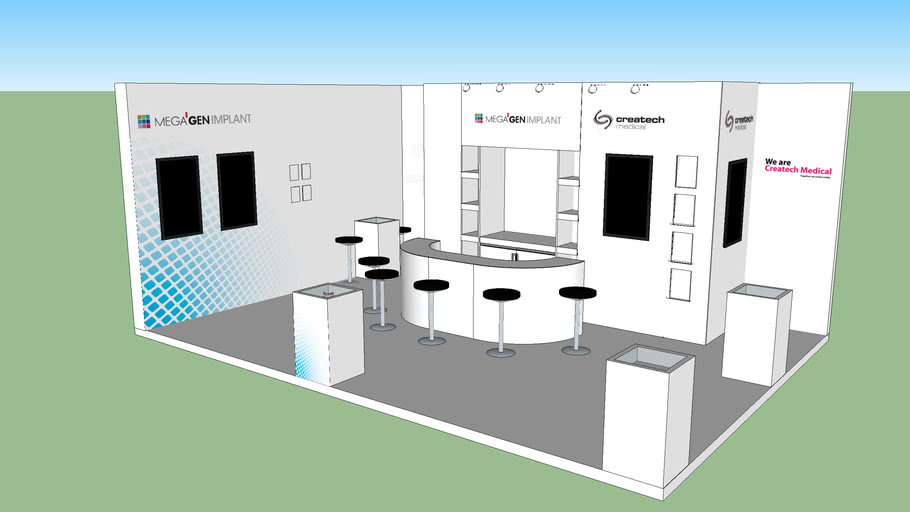 Stand Megagen Amsterdam 7x5 | 3D Warehouse