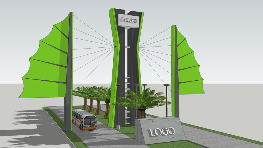 welcome gate | 3D Warehouse