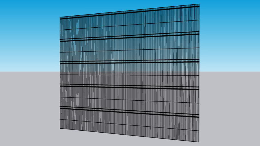 LED screen transparent 7_5 m x 9m | 3D Warehouse