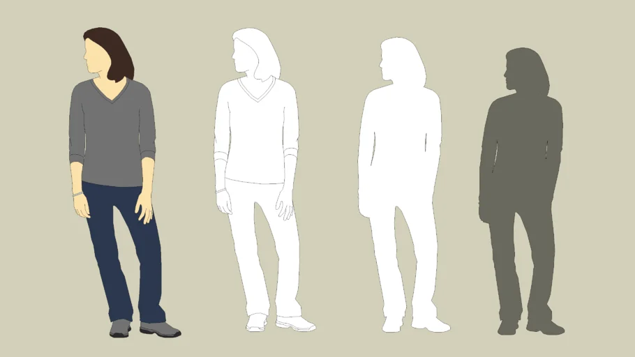 Susan - Simple Susan - Profile Susan - Shadow Susan | 3D Warehouse