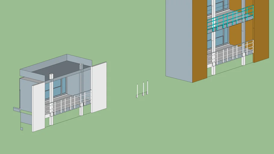 VCU Pollak Building Balcony | 3D Warehouse