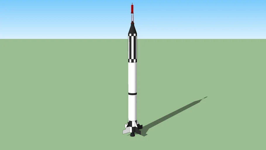Mercury-Redstone Rocket | 3D Warehouse