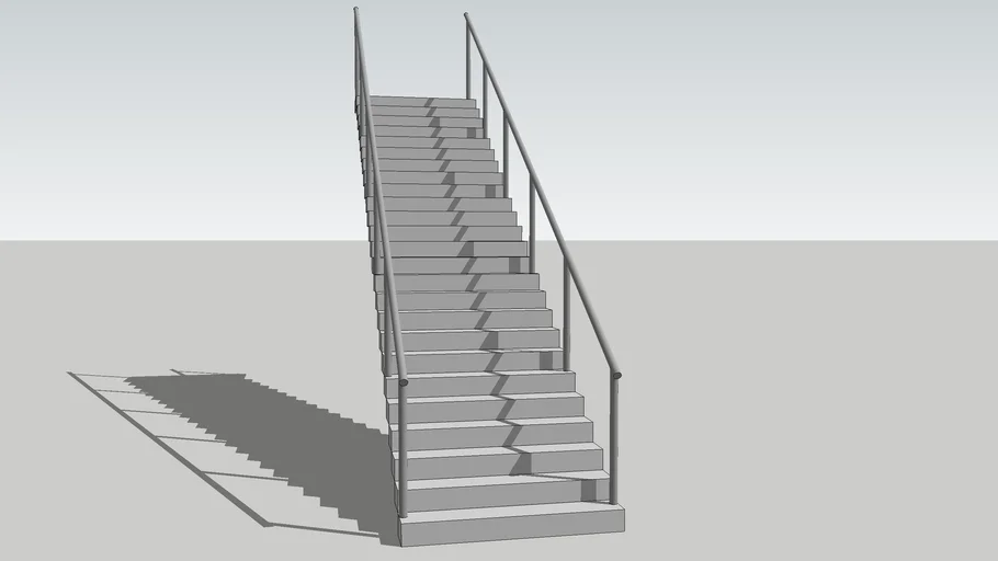 staircase single | 3D Warehouse