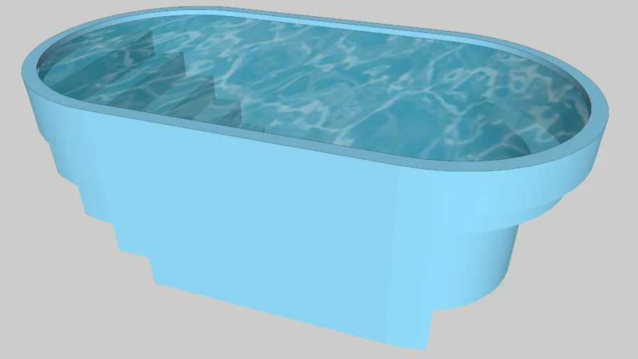 Piscina de Fibra | 3D Warehouse