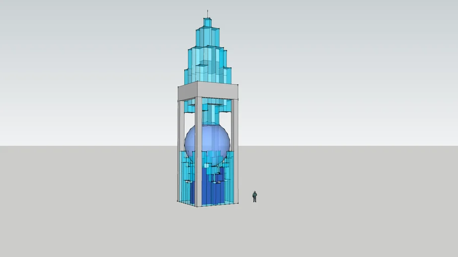 building with ball | 3D Warehouse