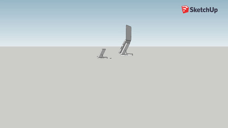 laptop stand wood | 3D Warehouse