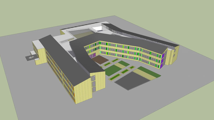 Lister Community School Main Building | 3D Warehouse
