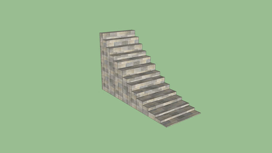 Stone Stairs | 3D Warehouse