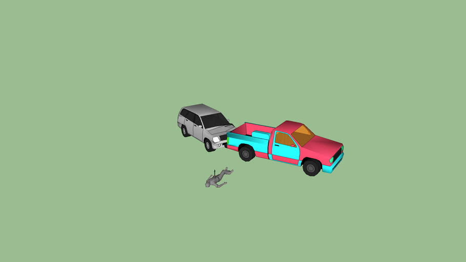 small car crash | 3D Warehouse