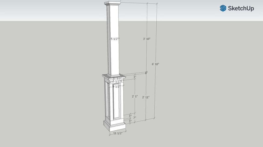 pillar | 3D Warehouse
