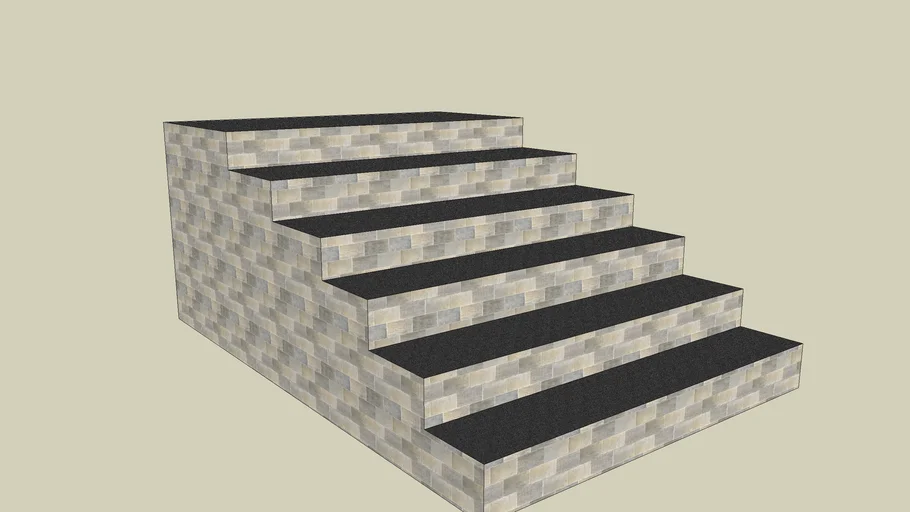 Stone stairs | 3D Warehouse