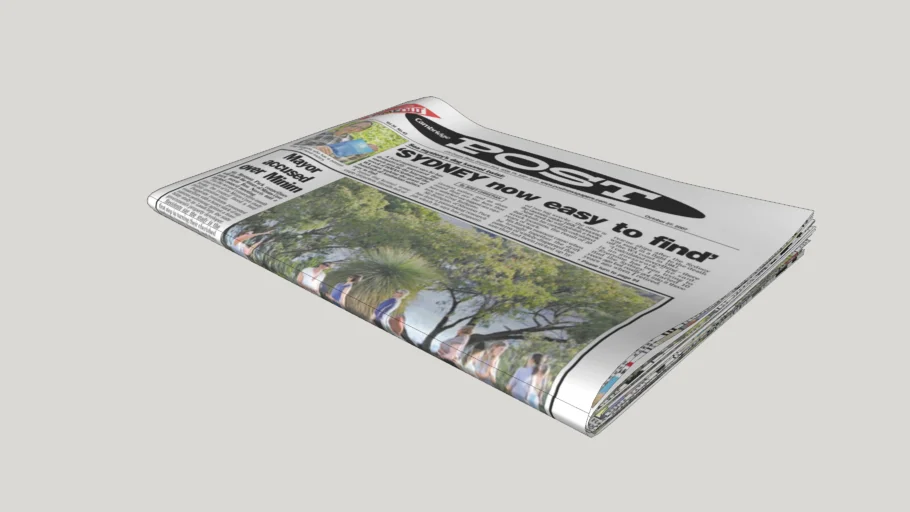 Newspaper | 3D Warehouse