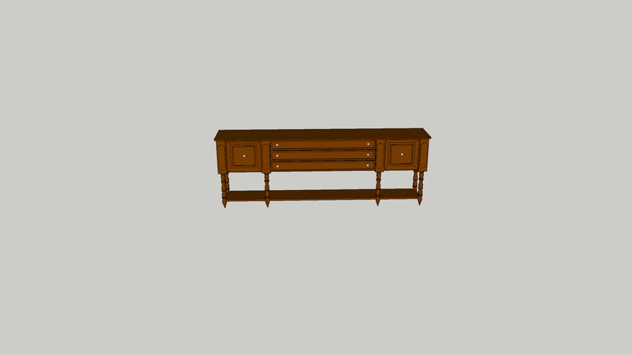ANTIQUE CONSOLE | 3D Warehouse