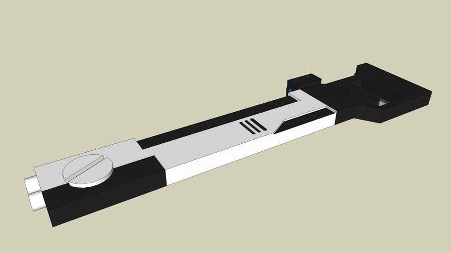 Warhammer 40,000 Tau Pulse Rifle | 3D Warehouse