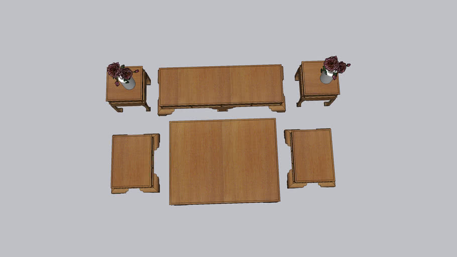 living room set table | 3D Warehouse