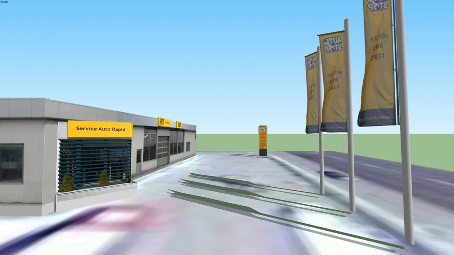 Auto Stop - service auto (multibrands) | 3D Warehouse