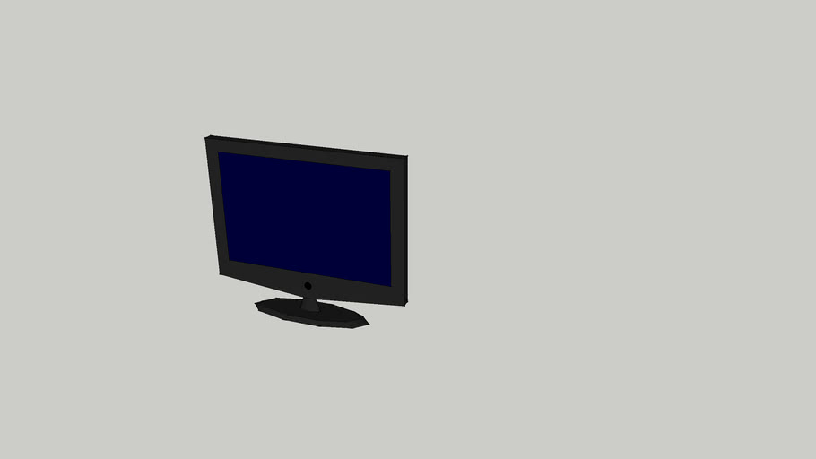 low-poly TV | 3D Warehouse