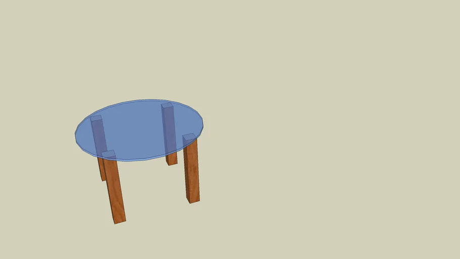 Glass Table | 3D Warehouse