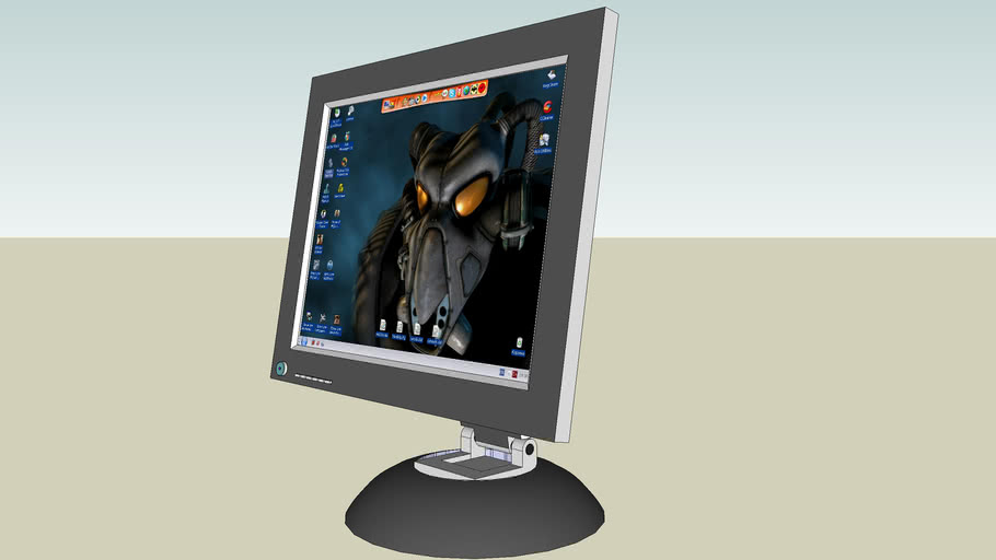 monitor LCD | 3D Warehouse