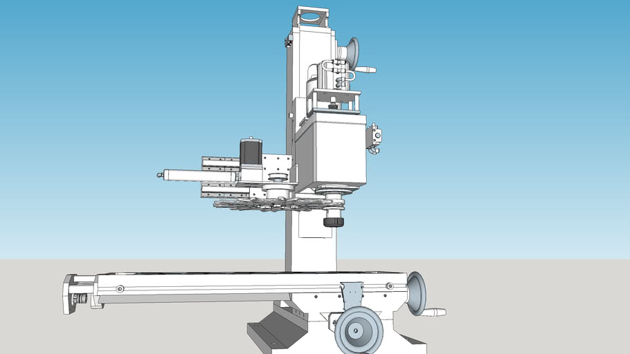 Milling machine bf-30 | 3D Warehouse