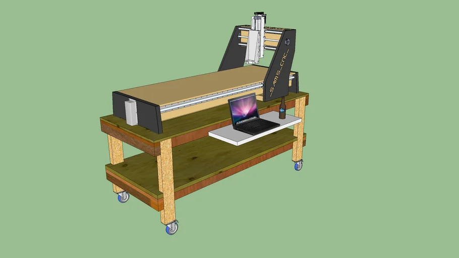 Router table for Blacktoe CNC | 3D Warehouse