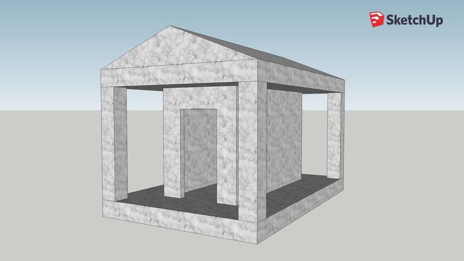 Temple 4 columnes | 3D Warehouse