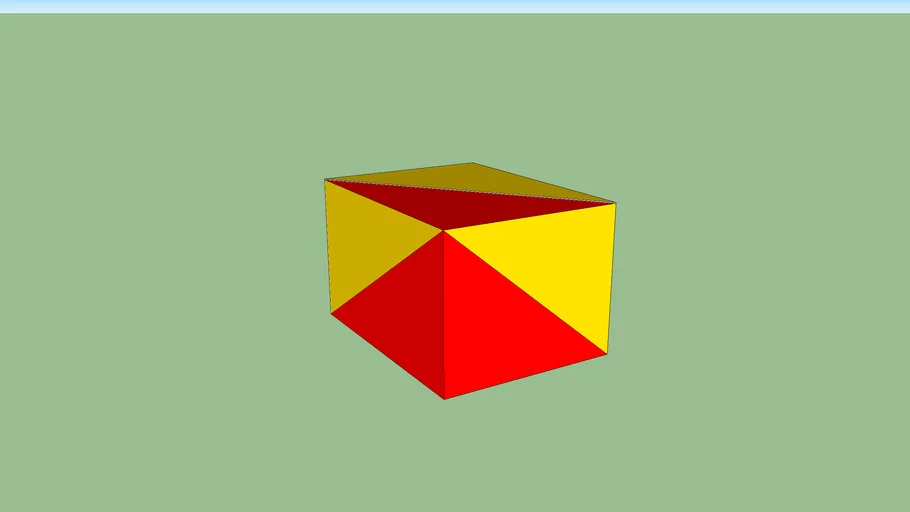 the triangle cube | 3D Warehouse