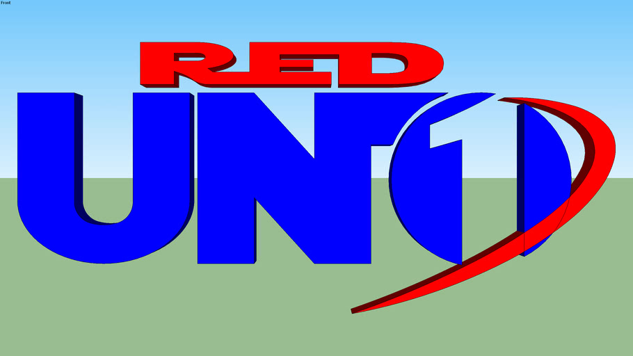 Red UNO logo (2001-2005) | 3D Warehouse