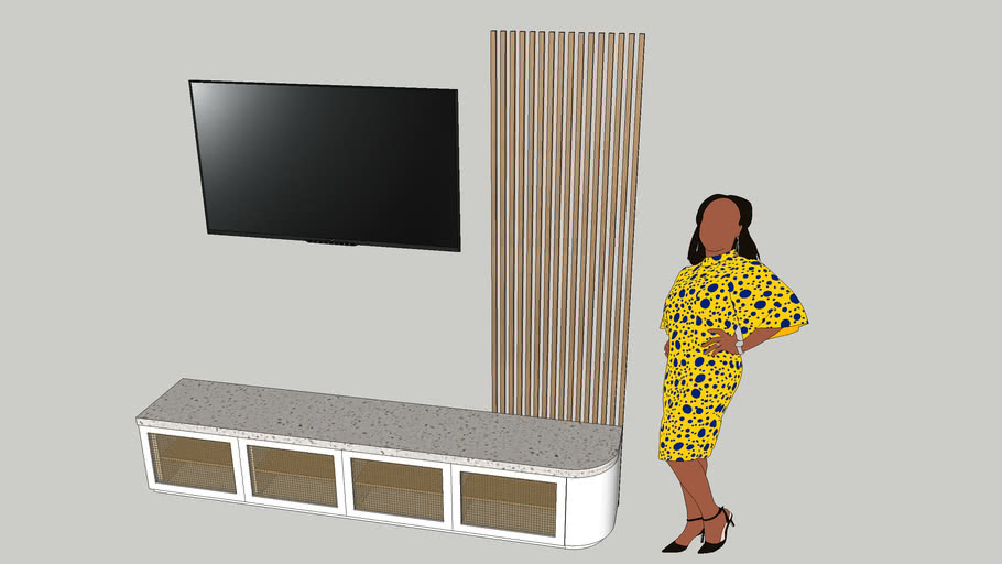 TV Console | 3D Warehouse