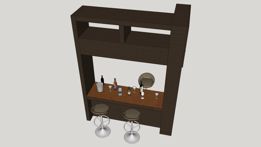 Mini Bar Counter | 3D Warehouse