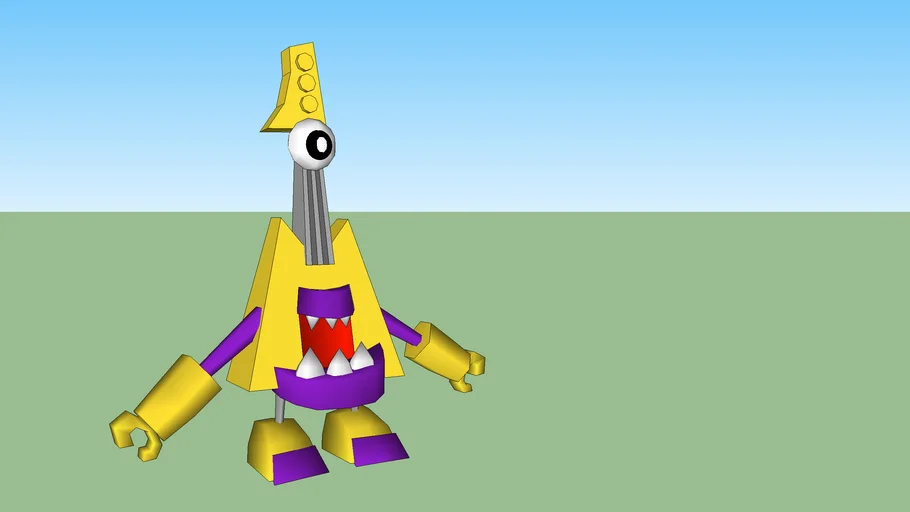 Mixels CAM-styled Jamzy | 3D Warehouse