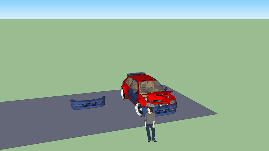 Saxp front bumper | 3D Warehouse