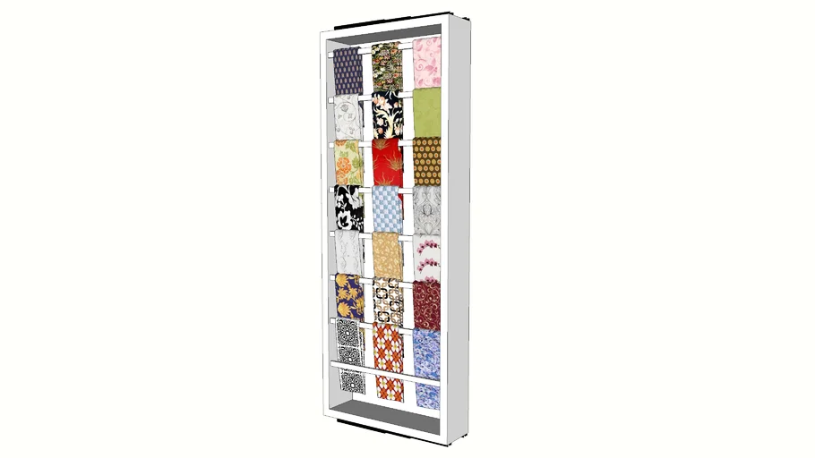 Custom Hijab Rack | 3D Warehouse