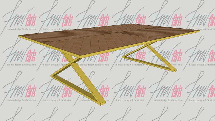 Tyson Dining Table 2.0 | 3D Warehouse