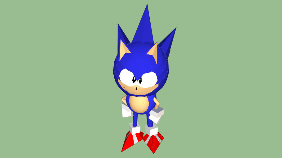 Sonic Saturn Model | 3D Warehouse