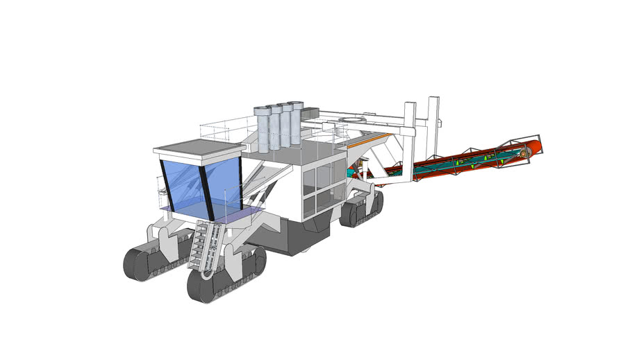 Surface miner | 3D Warehouse