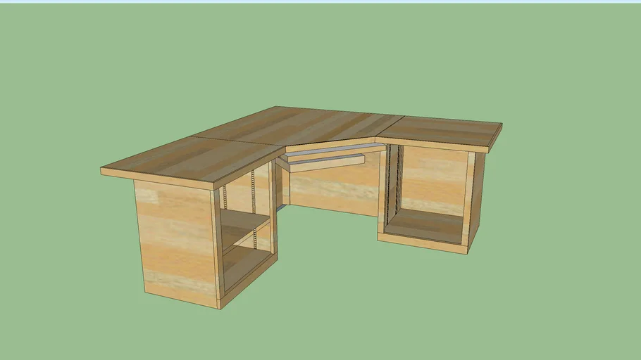 computer table | 3D Warehouse