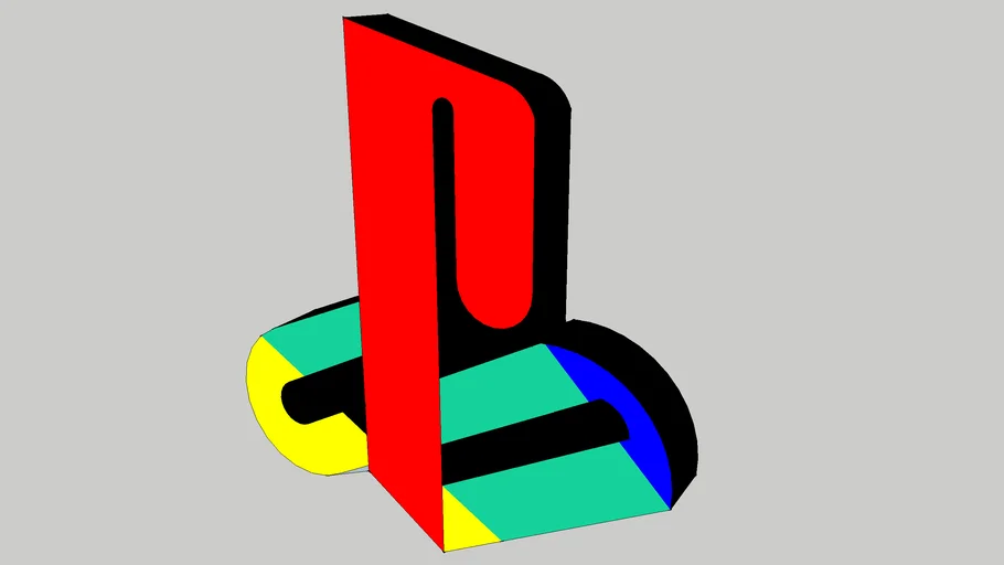Playstation logo | 3D Warehouse