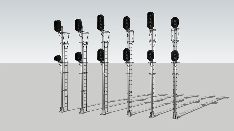 LED Train Signal set | 3D Warehouse